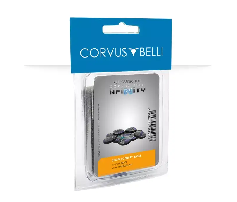 285080-1001 Infinity Gamma Series 25mm Scenery Bases – Small Forge