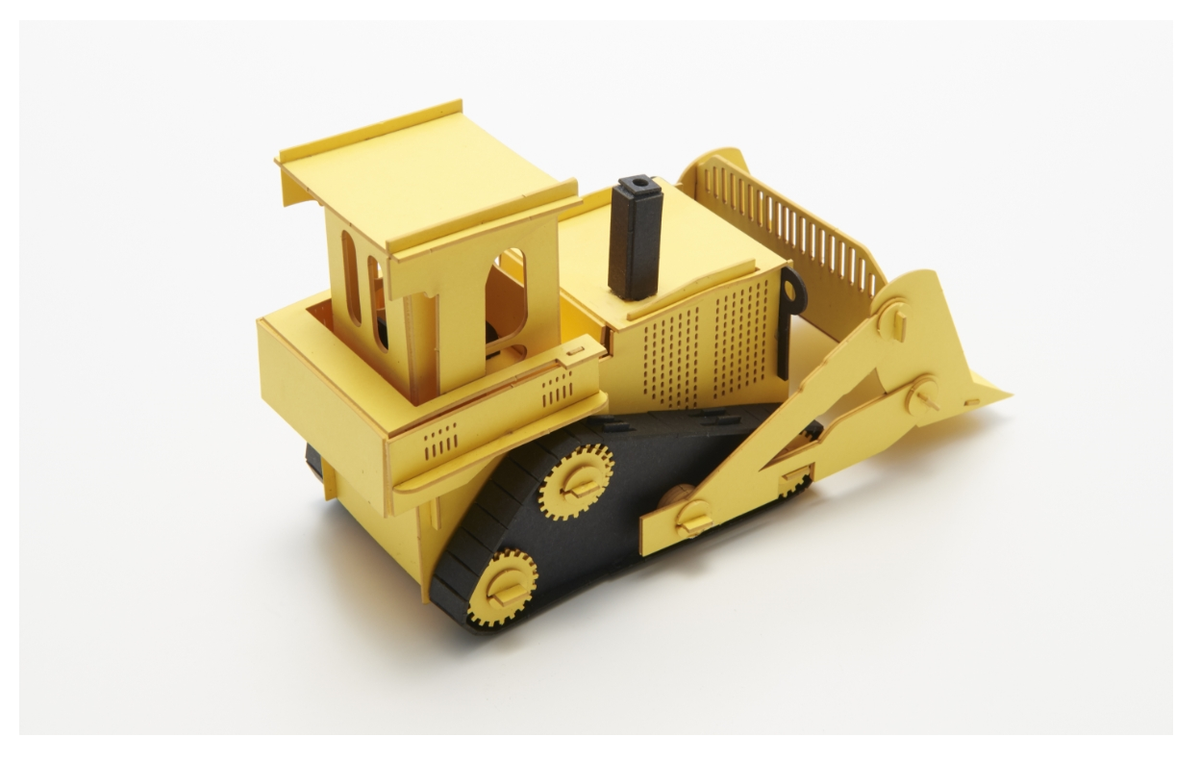 CC-K3, Bulldozer, Cars Craft Paper Model – Small Forge