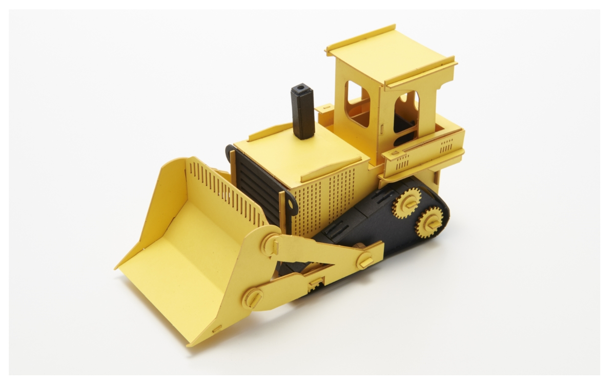 CC-K3, Bulldozer, Cars Craft Paper Model – Small Forge