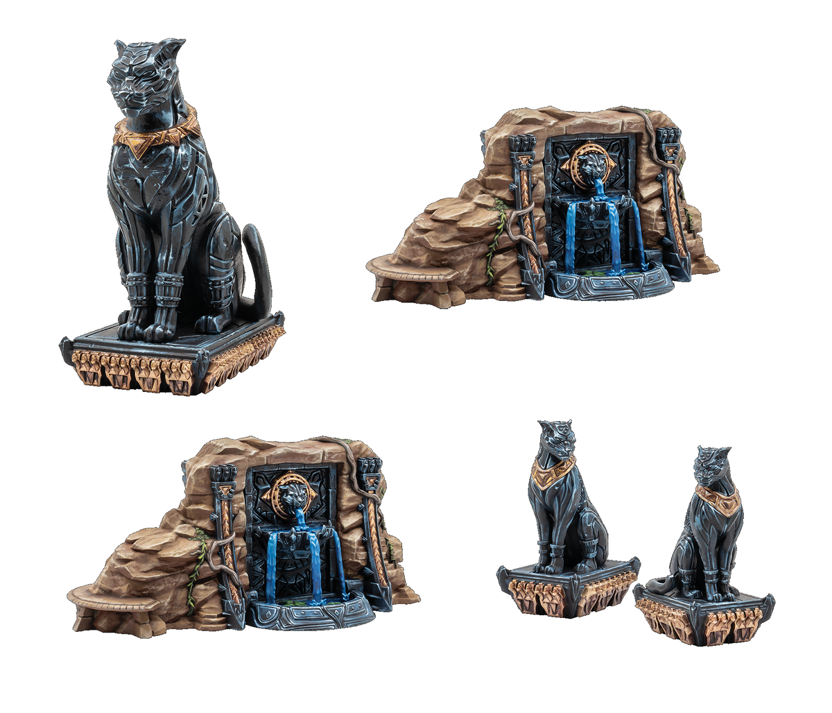 CP180 Marvel: Crisis Protocol Icons of Bast Terrain Pack – Small Forge