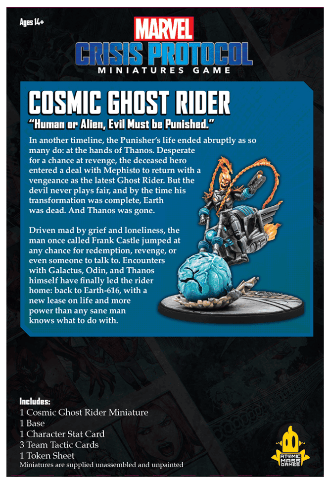 CP90 Marvel: Crisis Protocol Cosmic Ghost Rider Character Pack – Small ...