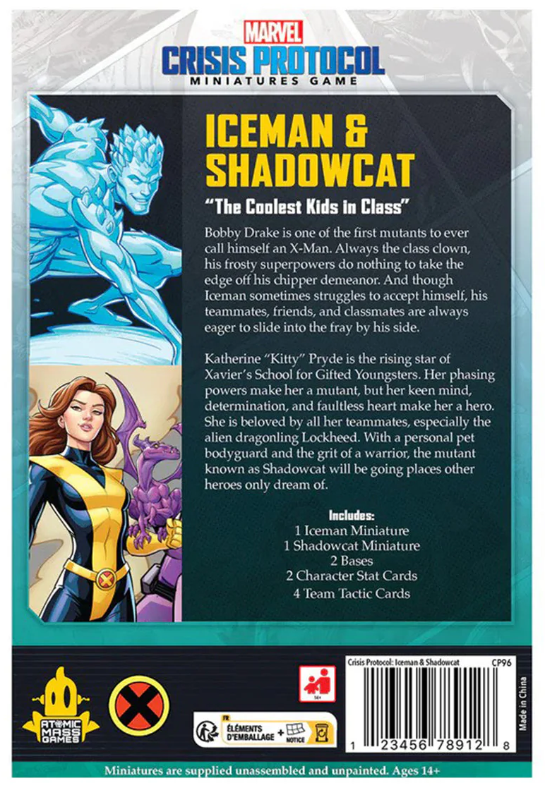 CP96 Marvel: Crisis Protocol. Iceman & Shadowcat Character Pack – Small ...