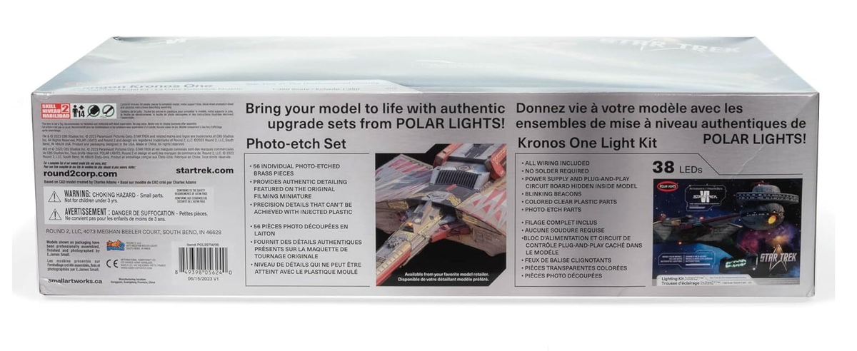 MKA055M. Star Trek VI, Klingon Kronos One Lighting Kit. Scale 1:350 ...