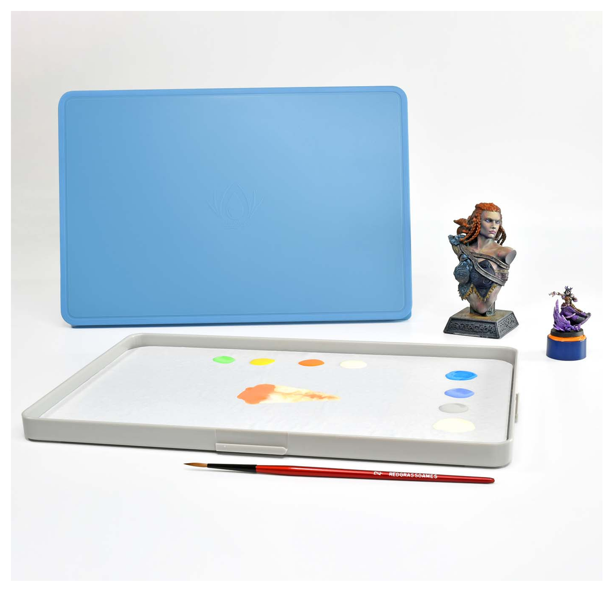 Redgrass Everlasting Wet Palette: Studio XL2 - Ice Blue – Small Forge