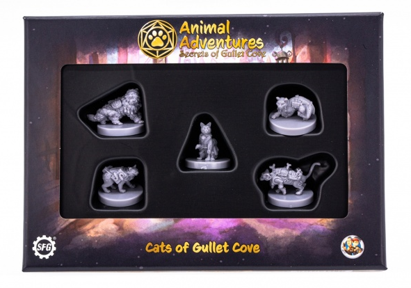 Animal Adventures RPG: Cats of Gullet Cove Miniatures – Small Forge